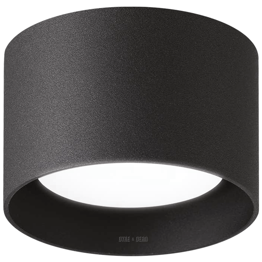 Ceiling Puck Light Black Dyke And Dean