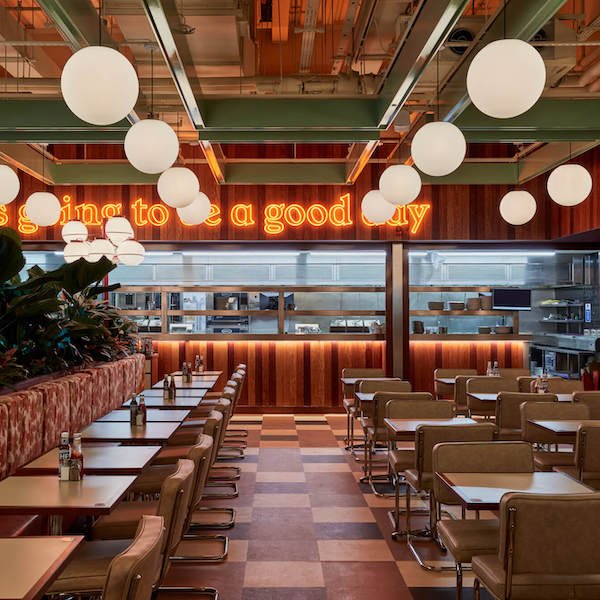 THE BREAKFAST CLUB RESTAURANT - GATWICK AIRPORT | LIGHTING SUPPLY ...