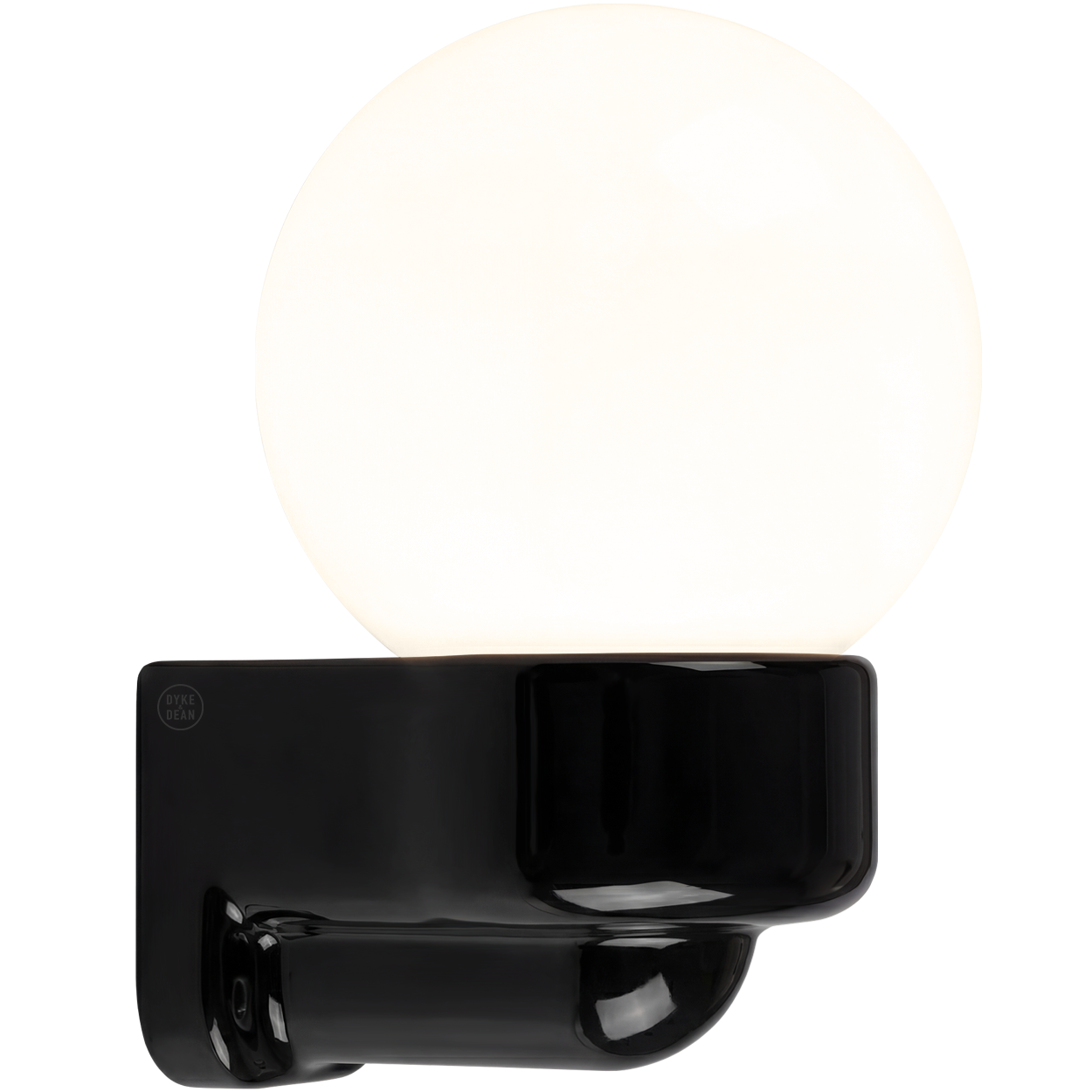 BLACK GLOBE PORCELAIN WATERPROOF SAUNA WALL LIGHT – DYKE & DEAN