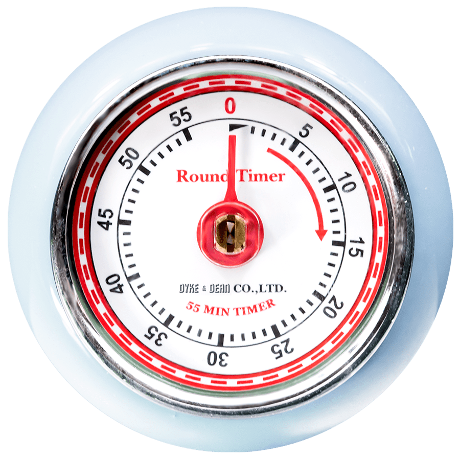 KITCHEN TIMER WITH MAGNET LIGHT BLUE - DYKE & DEAN