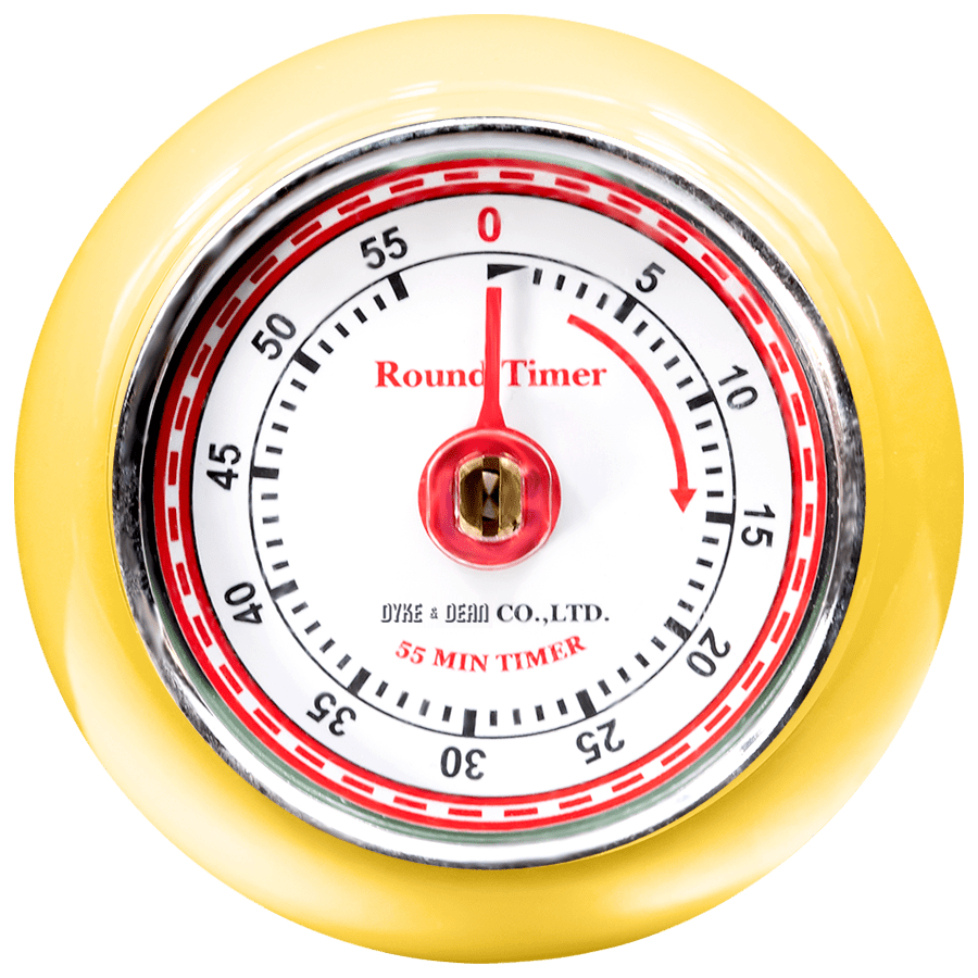 KITCHEN TIMER WITH MAGNET YELLOW - DYKE & DEAN