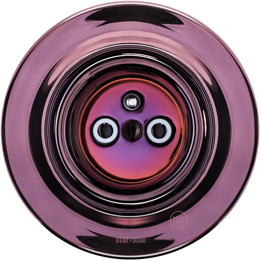 PORCELAIN WALL SOCKET PURPLE - DYKE & DEAN