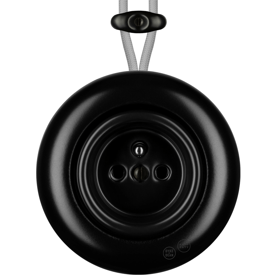 PORCELAIN KATY PATY COLONA ROUND SURFACE MOUNTED EURO SOCKET MATTE ...