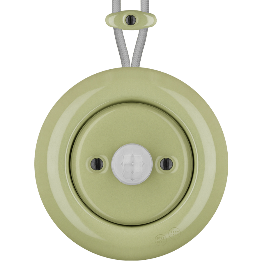 PORCELAIN KATY PATY COLONA ROUND SURFACE MOUNTED MOTION SENSOR MOSS ...