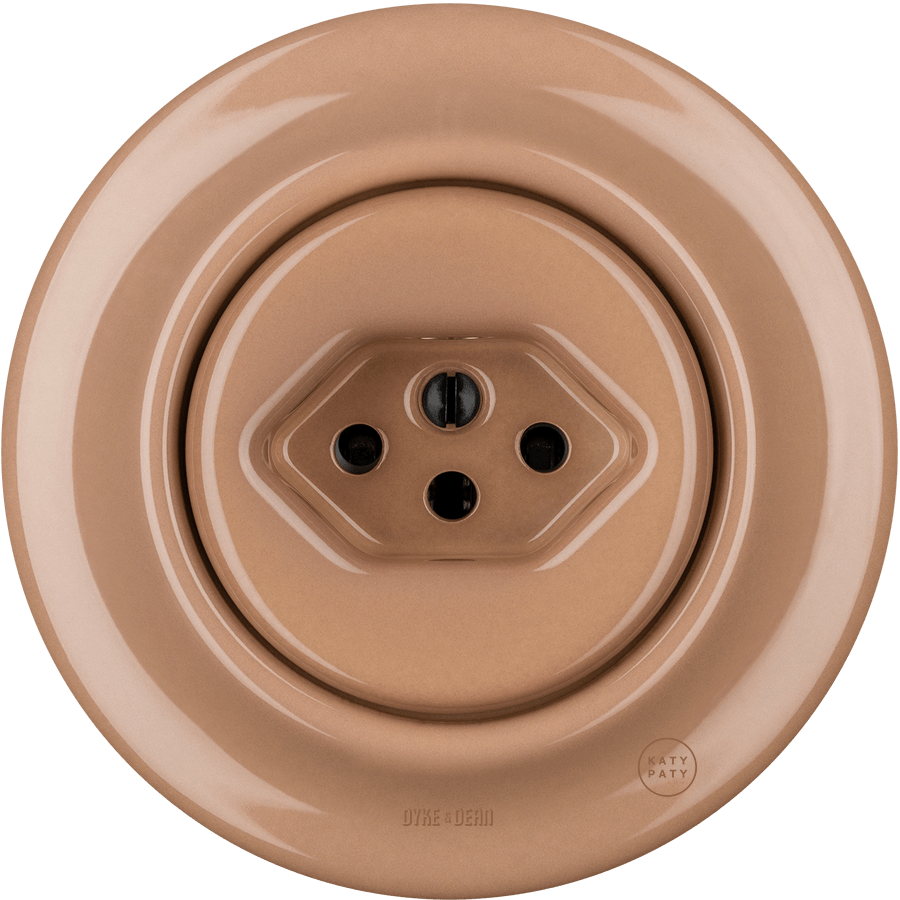 PORCELAIN WALL MOUNTED SWISS SOCKET DERMA - DYKE & DEAN