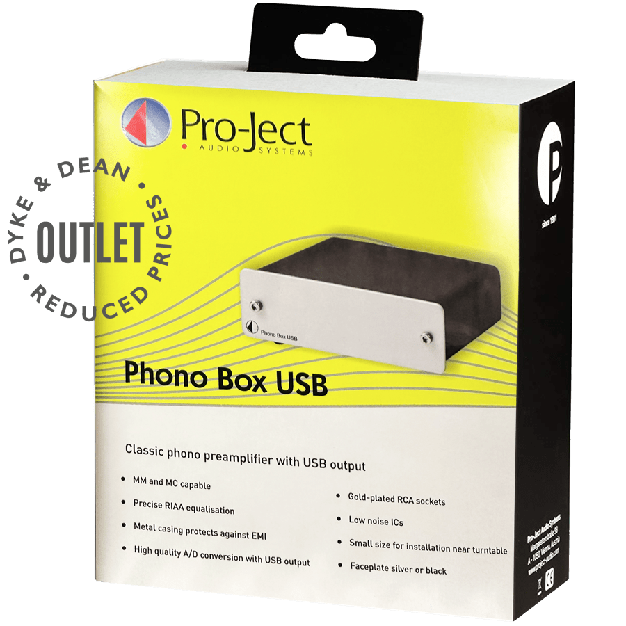 PRO-JECT AUDIO SYSTEMS PHONO BOX USB OUTLET - DYKE & DEAN