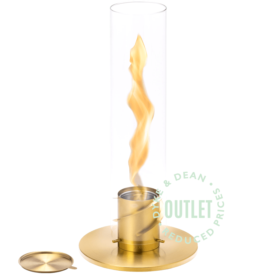 SPIN 90 TABLE FIRE TUBES GOLD SPIN TUBE - DYKE & DEAN
