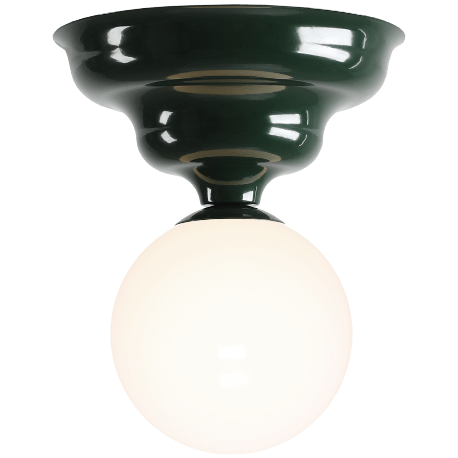 WAVE FIXED CEILING LAMP GREEN SMALL - DYKE & DEAN