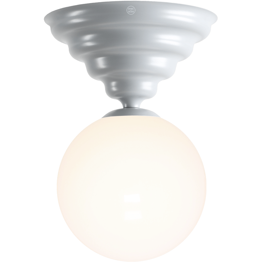 WAVE FIXED CEILING LAMP GREY MEDIUM - DYKE & DEAN