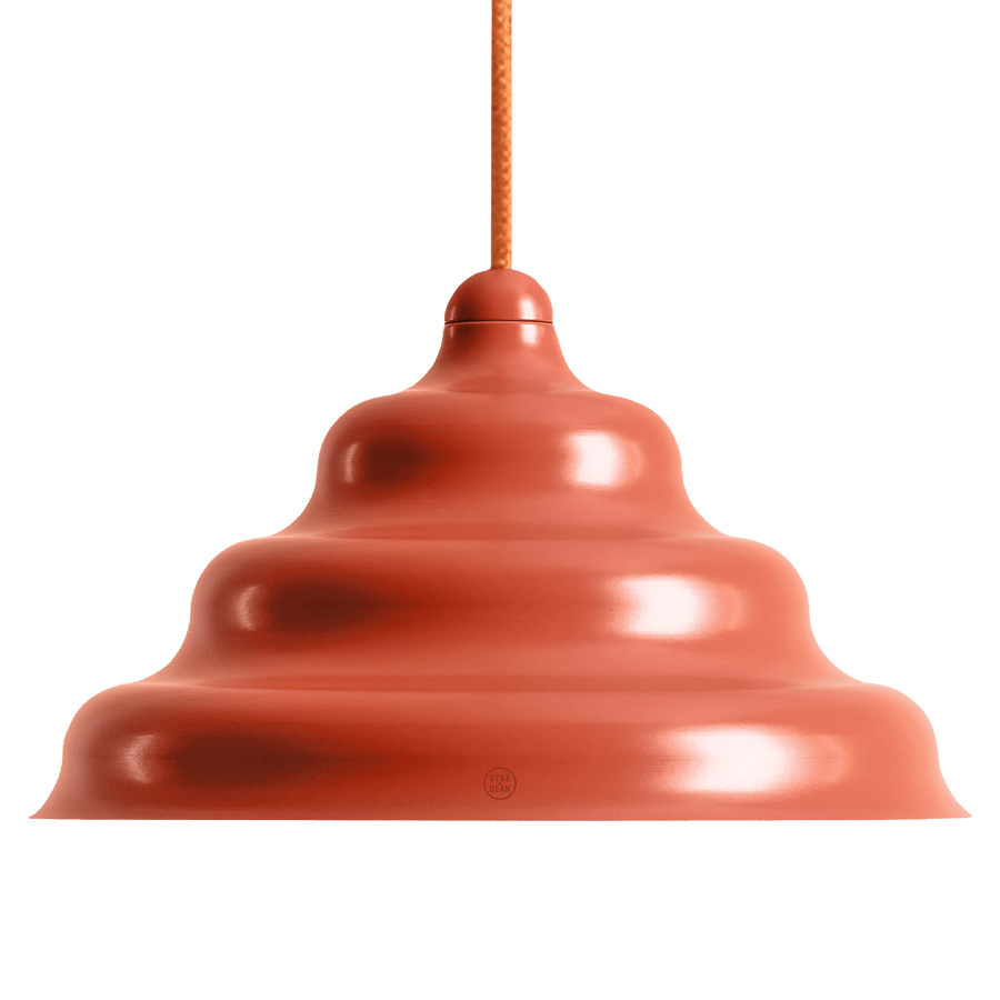 WAVE HANGING PENDANT LAMP RED M - DYKE & DEAN