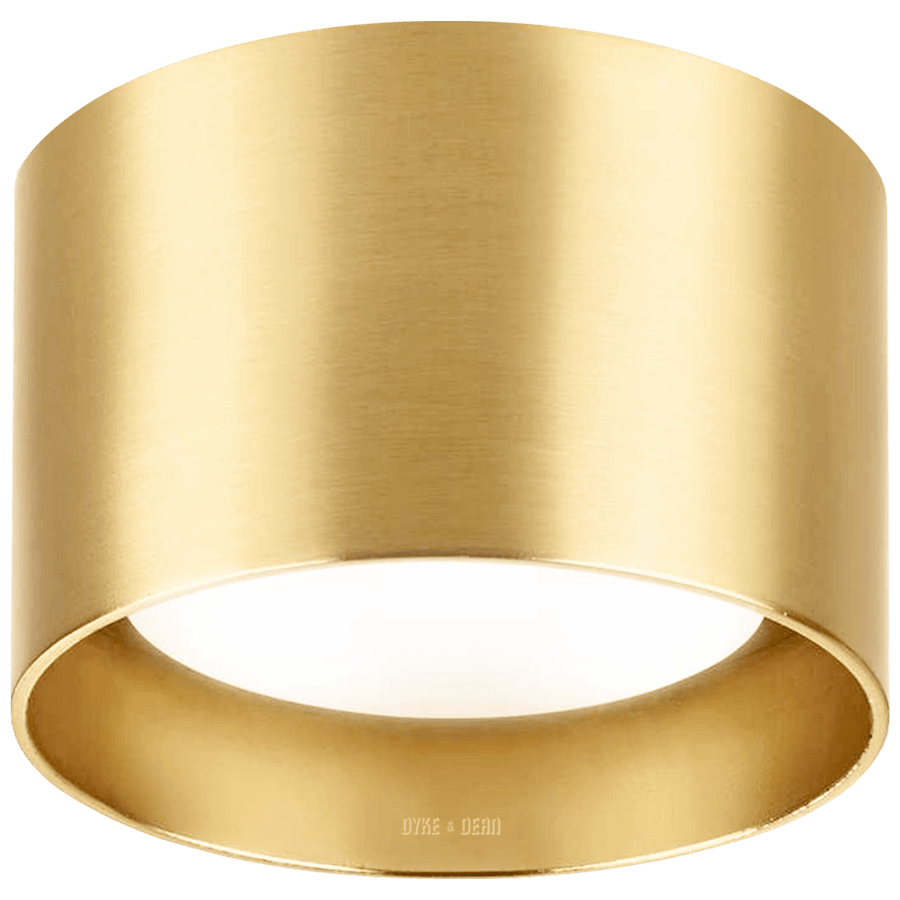 Ceiling Puck Light Brass Dyke And Dean