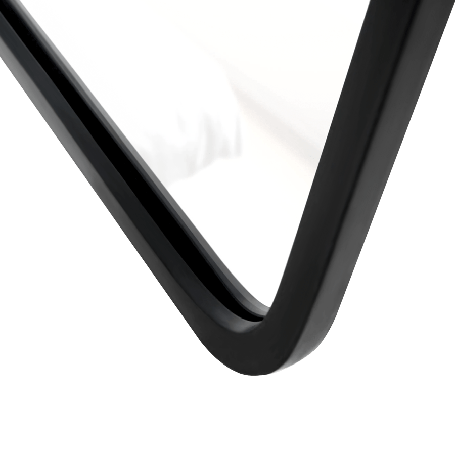 OVAL RUBBER WALL MIRRORS - DYKE & DEAN