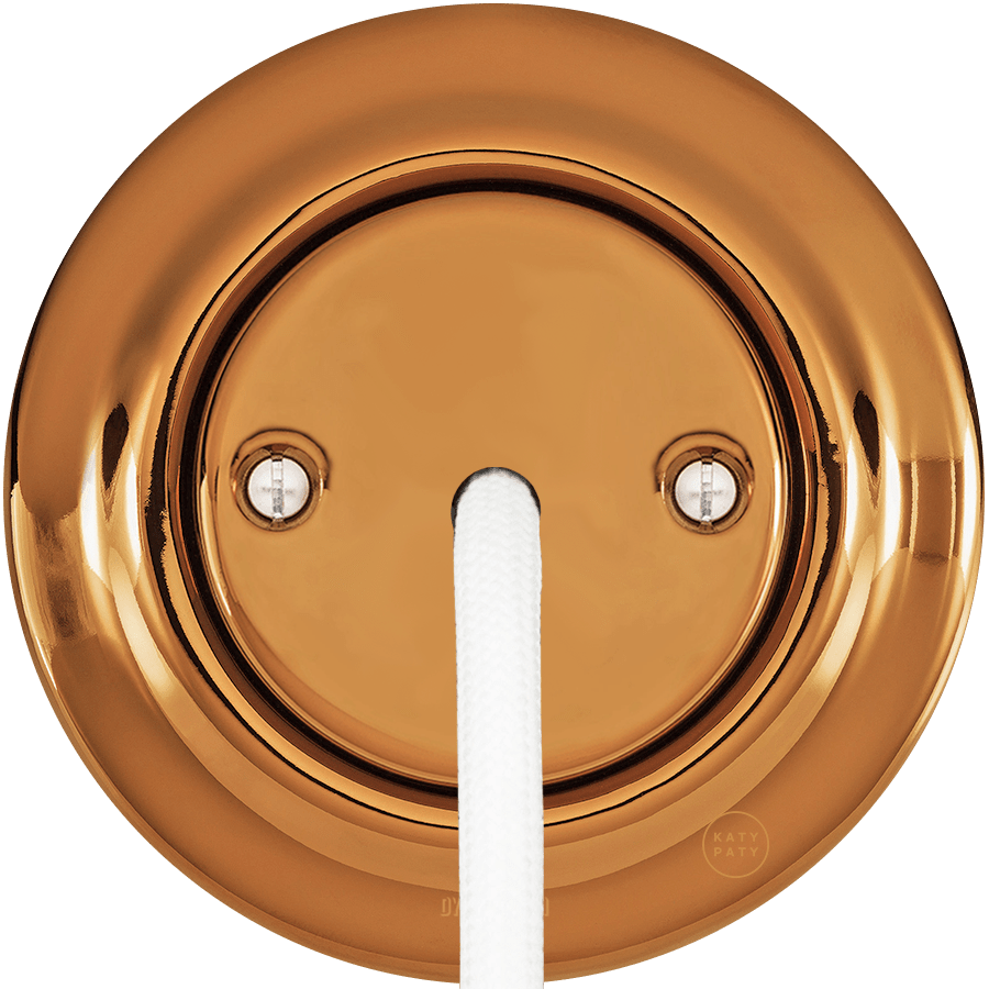 PORCELAIN WALL CABLE GLAND SOCKET BRONZE - DYKE & DEAN