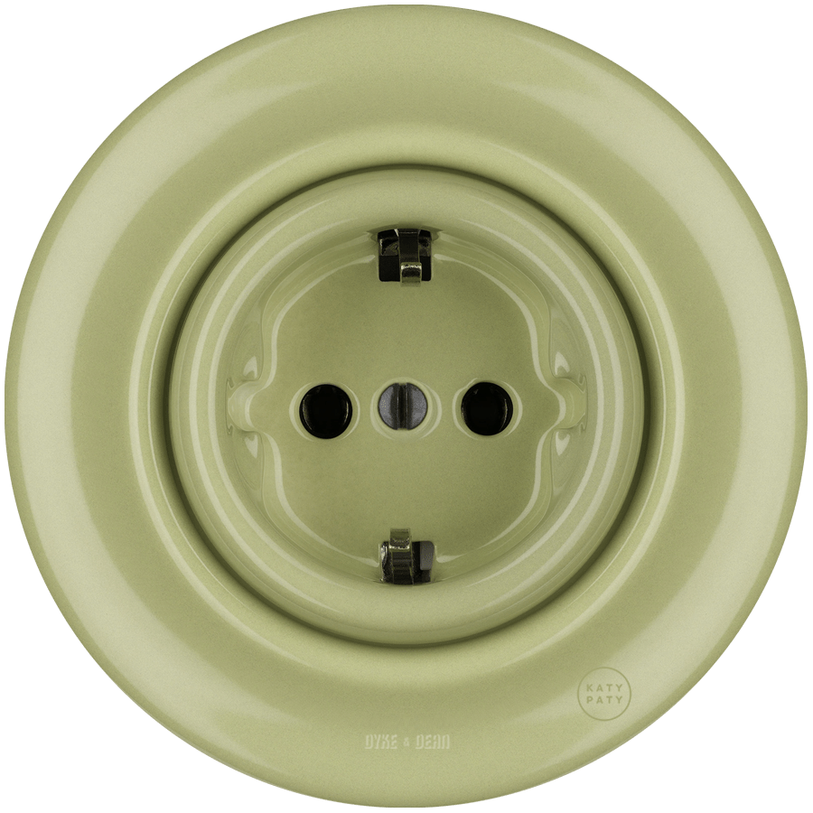 KATY PATY PORCELAIN WALL PLUG SOCKETS - DYKE & DEAN