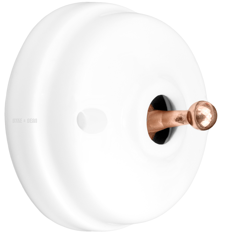 WAY CERAMIC 2 WAY TOGGGLE WALL SWITCH COPPER | SWITCHES | DYKE & DEAN ...